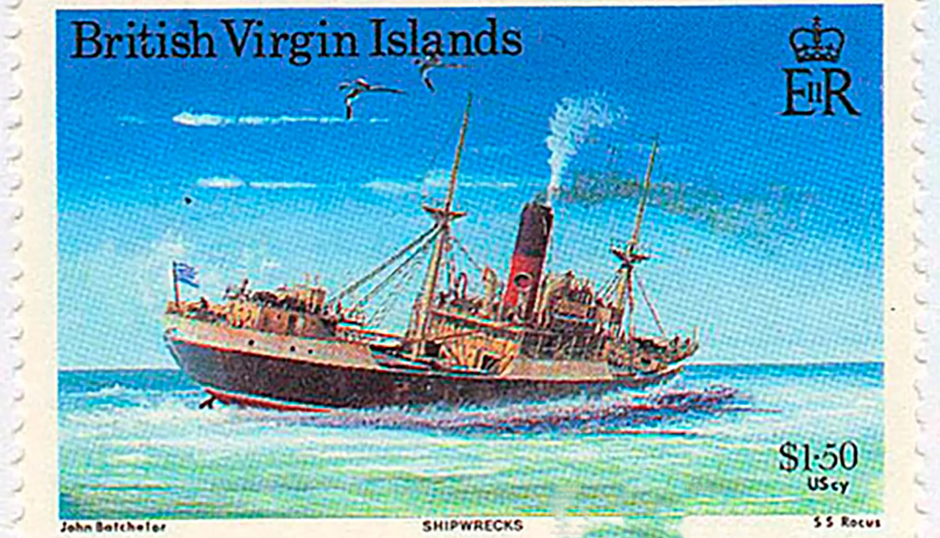 Rocus Wreck SCUBA Diving - Anegada BVI - H2O Luxury Yachts